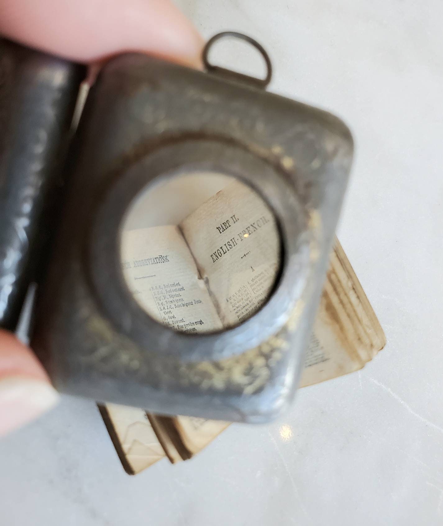 Smallest French English Dictionary Antiquarian Miniature - Etsy