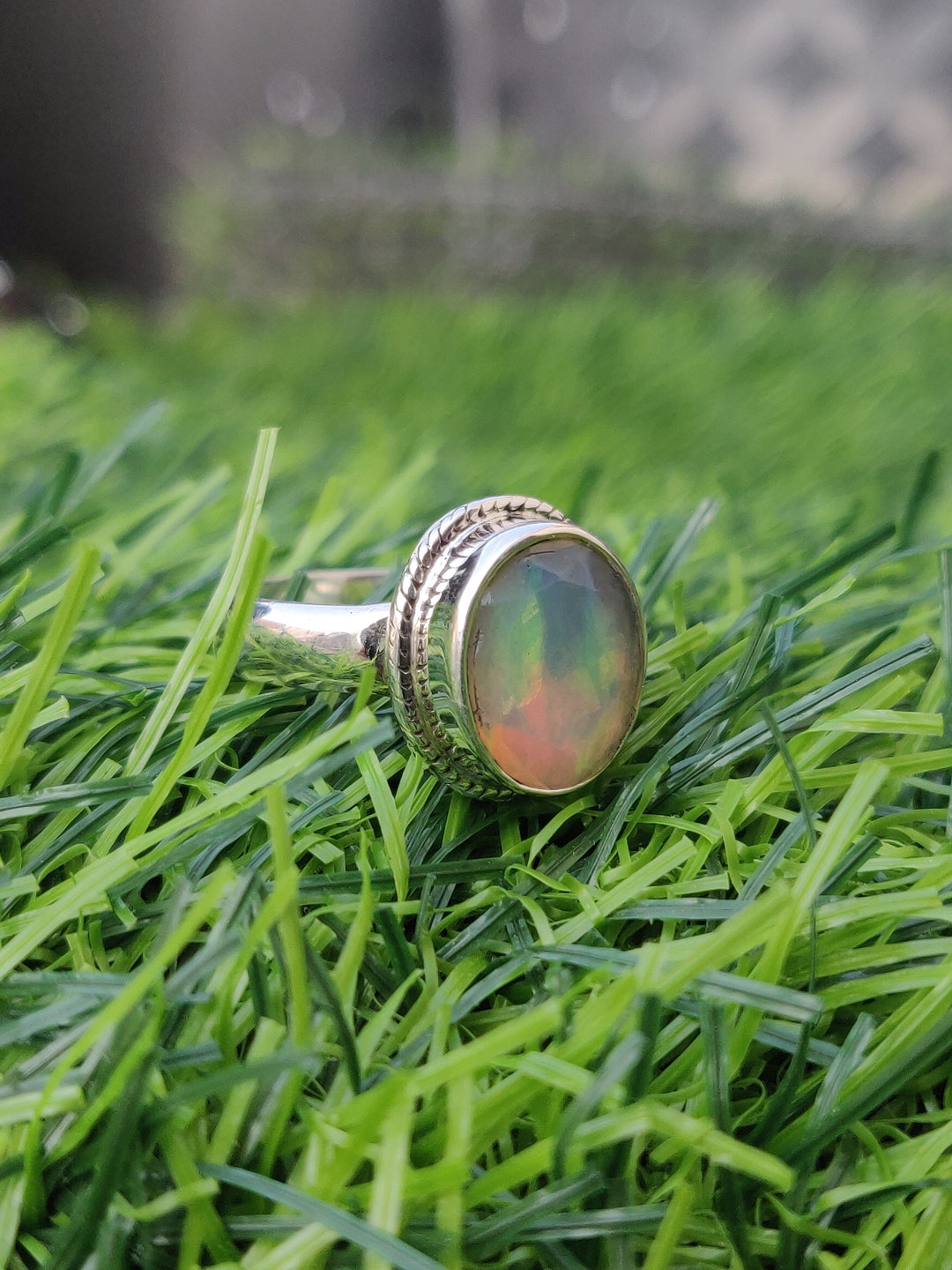 Beautiful Opal Ring, Opal Ring, Large Opal Ring, Welo Opal Ring ...