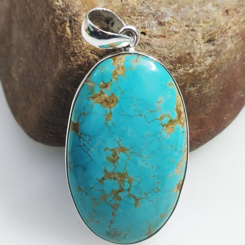 Turquoise Pendant - Etsy