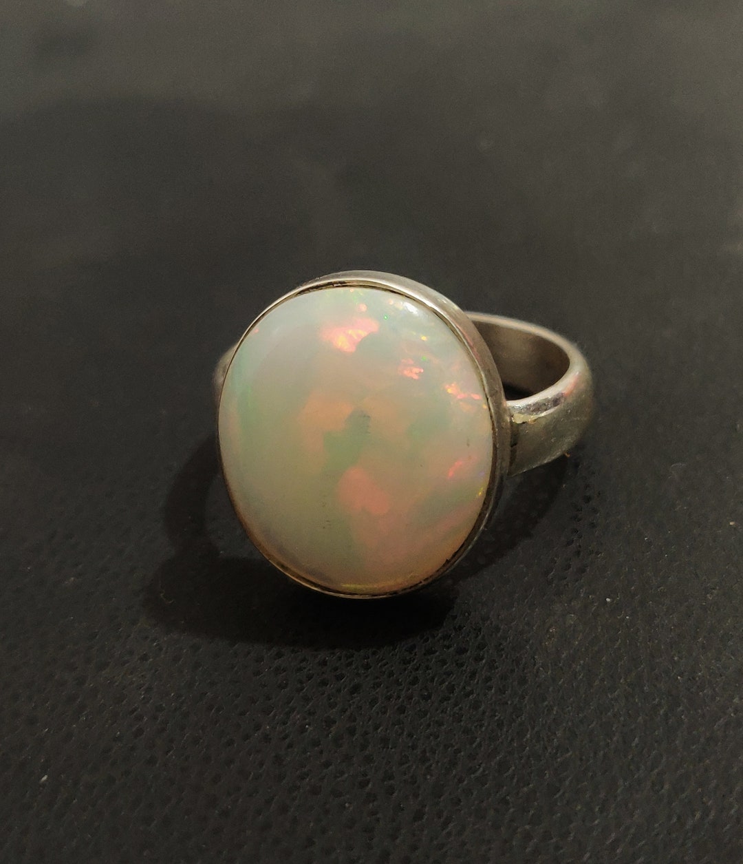 Beautiful Natural Opal Ring, Opal Silver Ring, Women Opal Ring, Welo ...