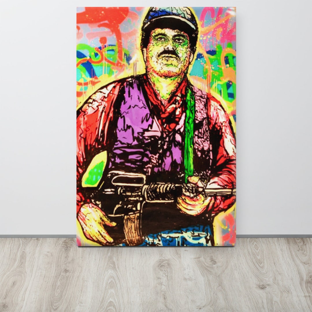 Alec Monopoly Canvas Print El Chapo Mexican Drug Lord Art Framed and ...