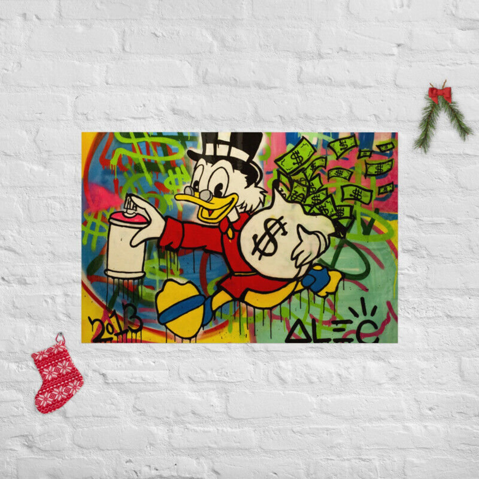 Alec Monopoly Canvas Impresión Alec Monopoly Scrooge Mcduck - Etsy España
