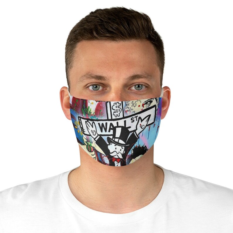 Alec Monopoly Face Mask Mr Monopoly Wall Street Washable Face Mask - Etsy