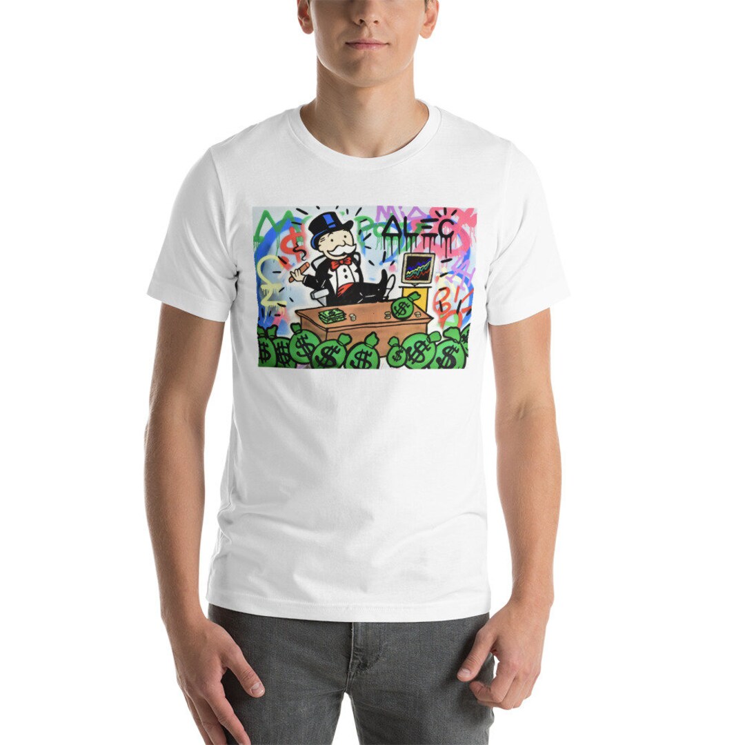 Alec Monopoly T-shirt Mr Monopoly Unisex Softstyle T-shirt - Etsy
