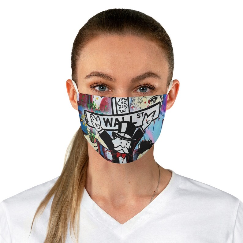 Alec Monopoly Face Mask Mr Monopoly Wall Street Washable Face Mask - Etsy