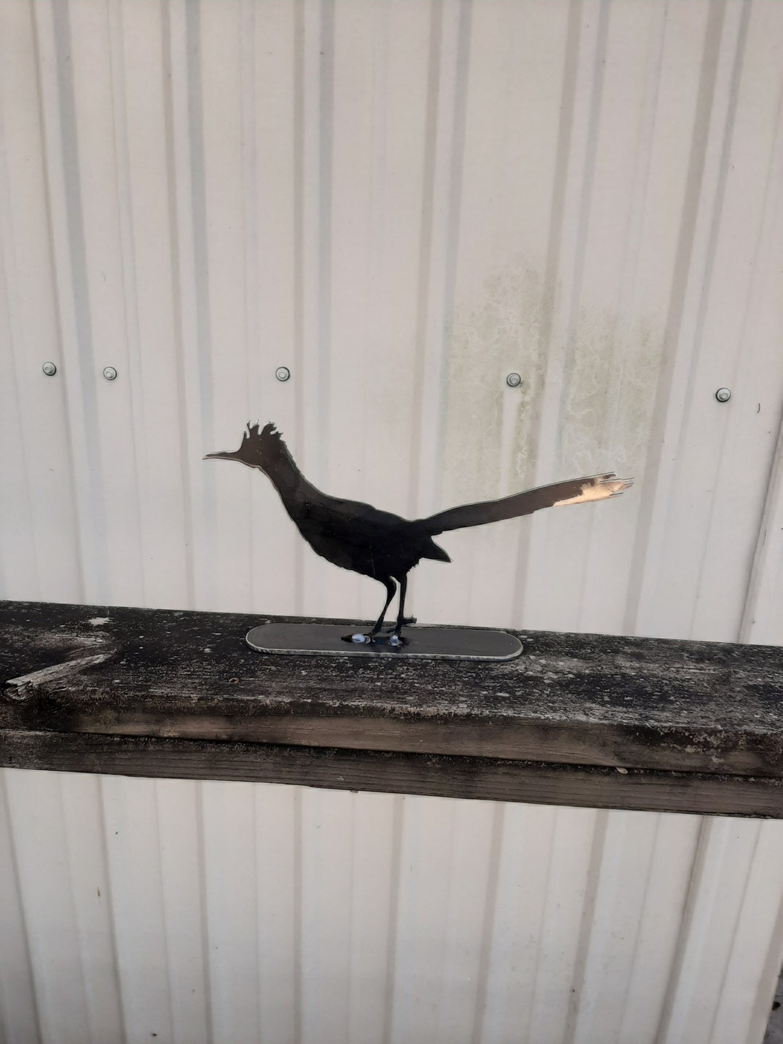 Roadrunner Metal Art on Base - Etsy