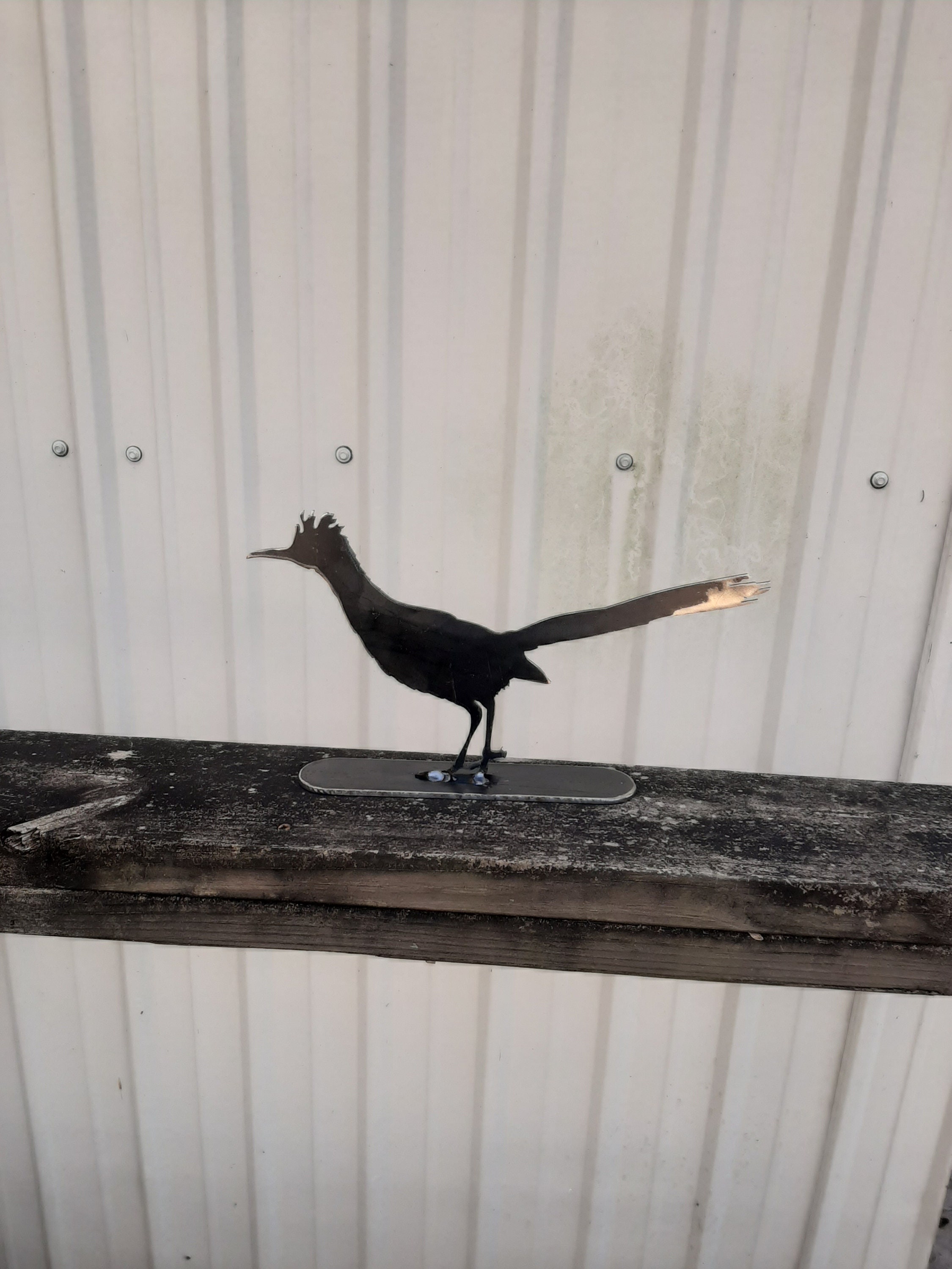 Roadrunner Metal Art on Base - Etsy