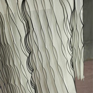 Pleated Skirt Fabric, Ruffle Creative Fabrics, Designer Fabrics, Runway ...