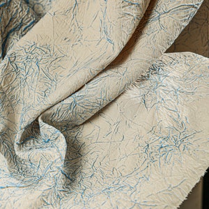 Glacier Crackle Pleated Fabrics, Creative Textured Fabrics, Hand ...