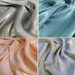 Metallic Glossy Glass Silk Fabric, Gradient Satin Mermaid Fabric ...