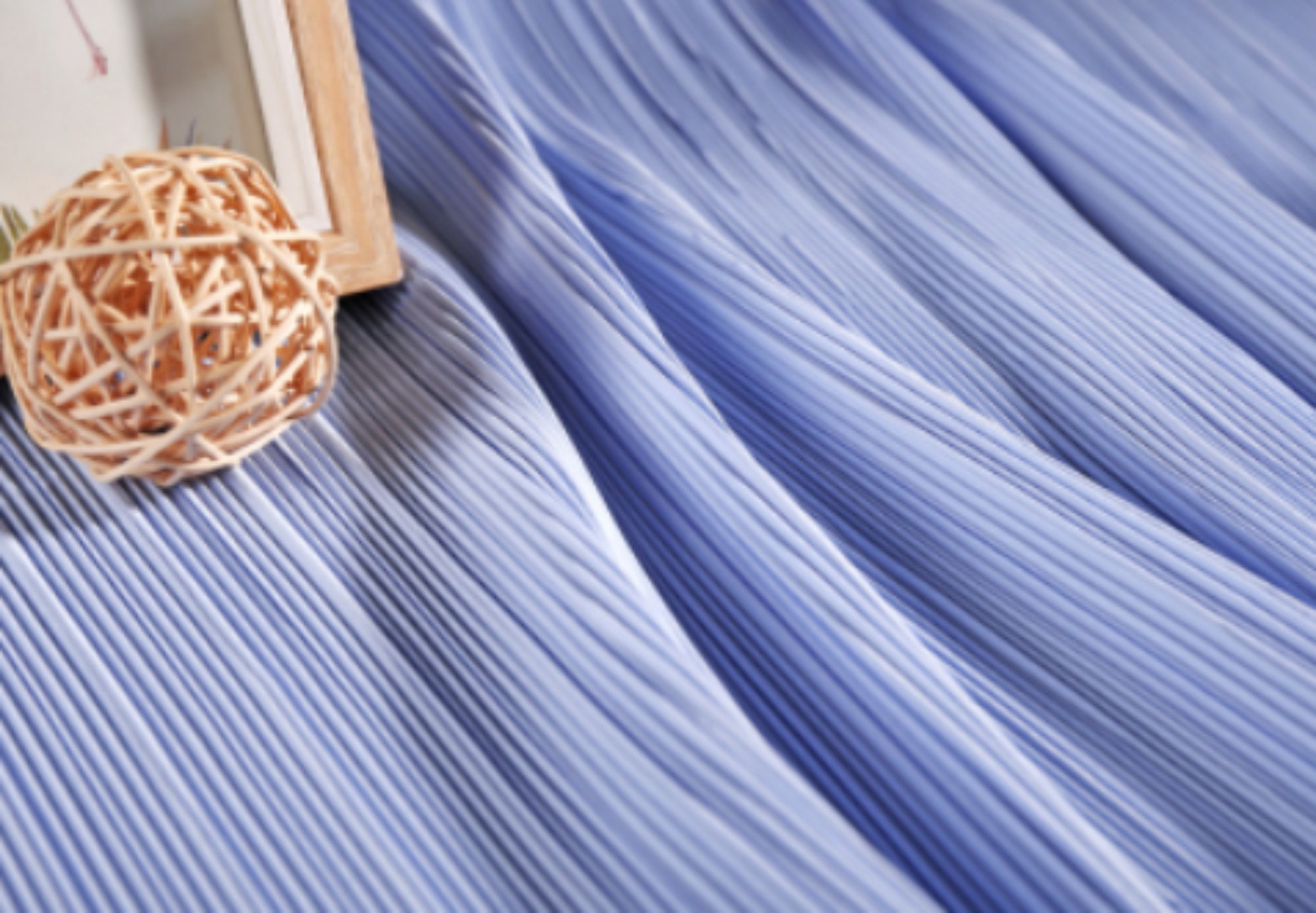 White Pleated Fabric, Ruffle Pleat Fabric, 150cm Width Texture Fabric ...