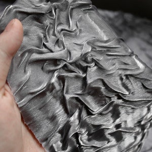 Liquid Meteorite Club Water Ripple Fabric, Irregular Ruffle Fabric, 3D ...