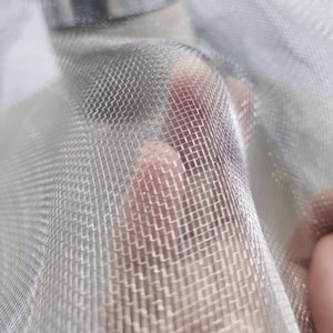 Gold Wire Mesh Fabric, Cloud and Smoke Into Rain Decor Fabric, Steel ...