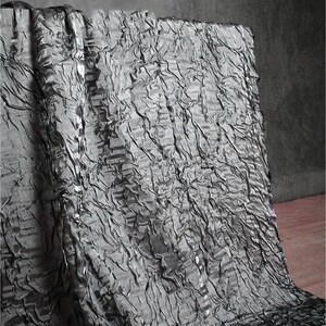 Liquid Meteorite Club Water Ripple Fabric, Irregular Ruffle Fabric, 3D ...