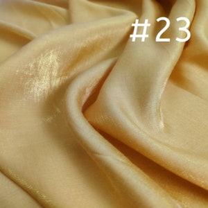 Metallic Glossy Glass Silk Fabric, Gradient Satin Mermaid Fabric ...