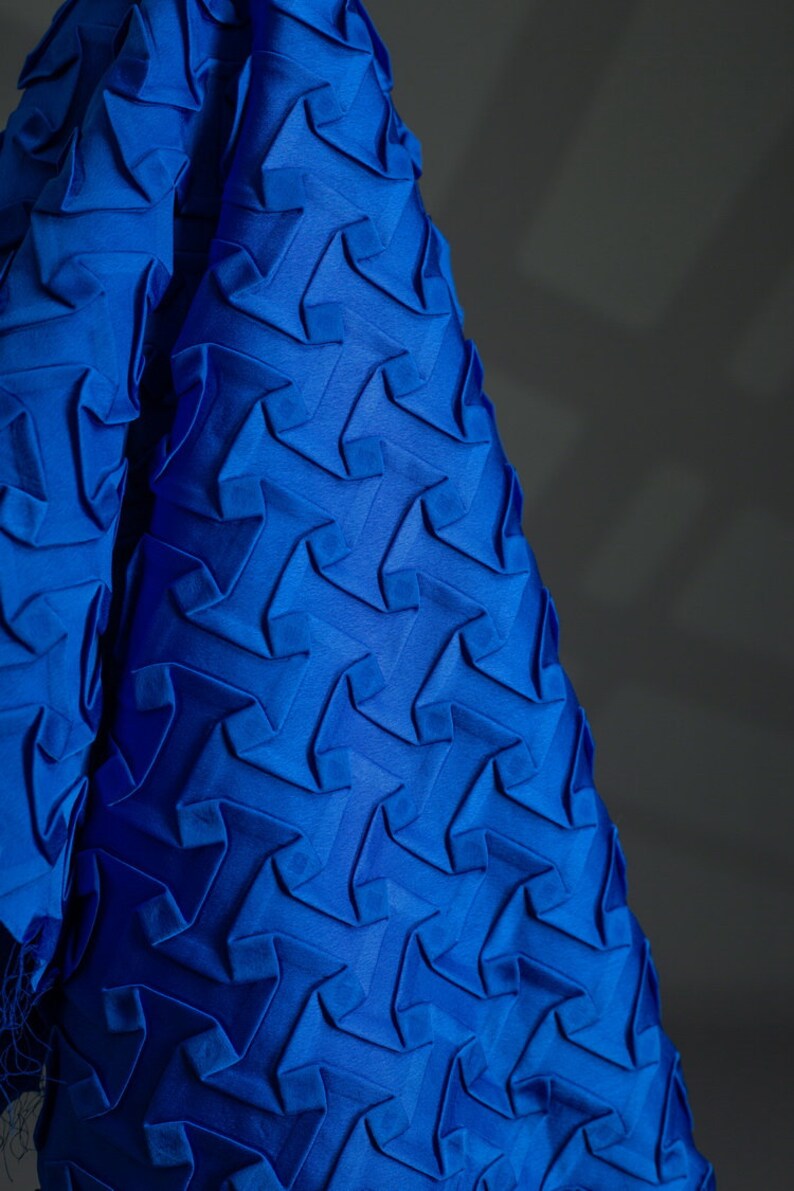 Woven Plaid Pressure Pleat Stretch Fabric, Soft Pearlescent Fabric ...