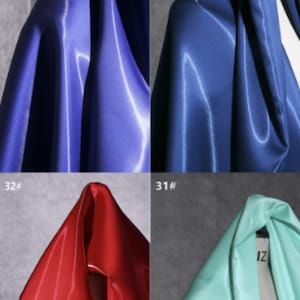 Liquid Aqua Blue Satin Fabric, Glitter Silk Mermaid Fabric, Crystal ...