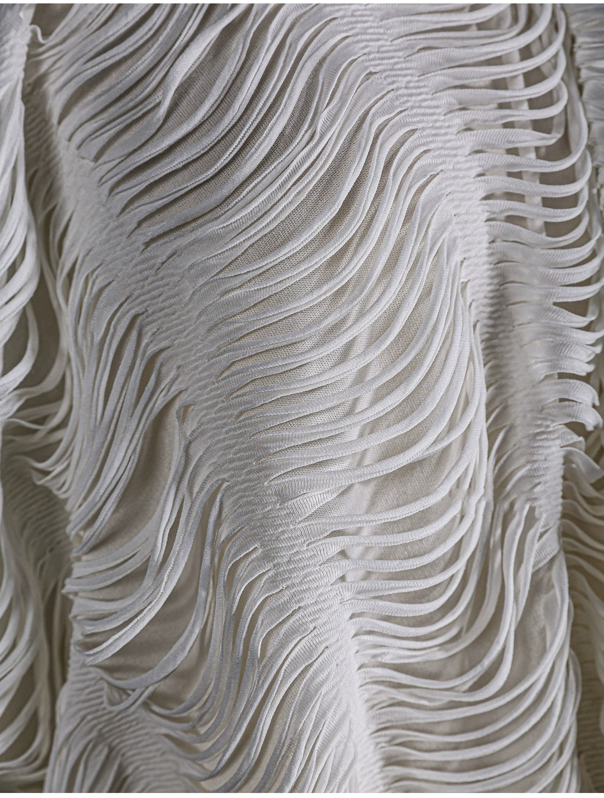 Creative Paper Cut Double Knit Stretch Fabric, Soft Fashion Fabric ...