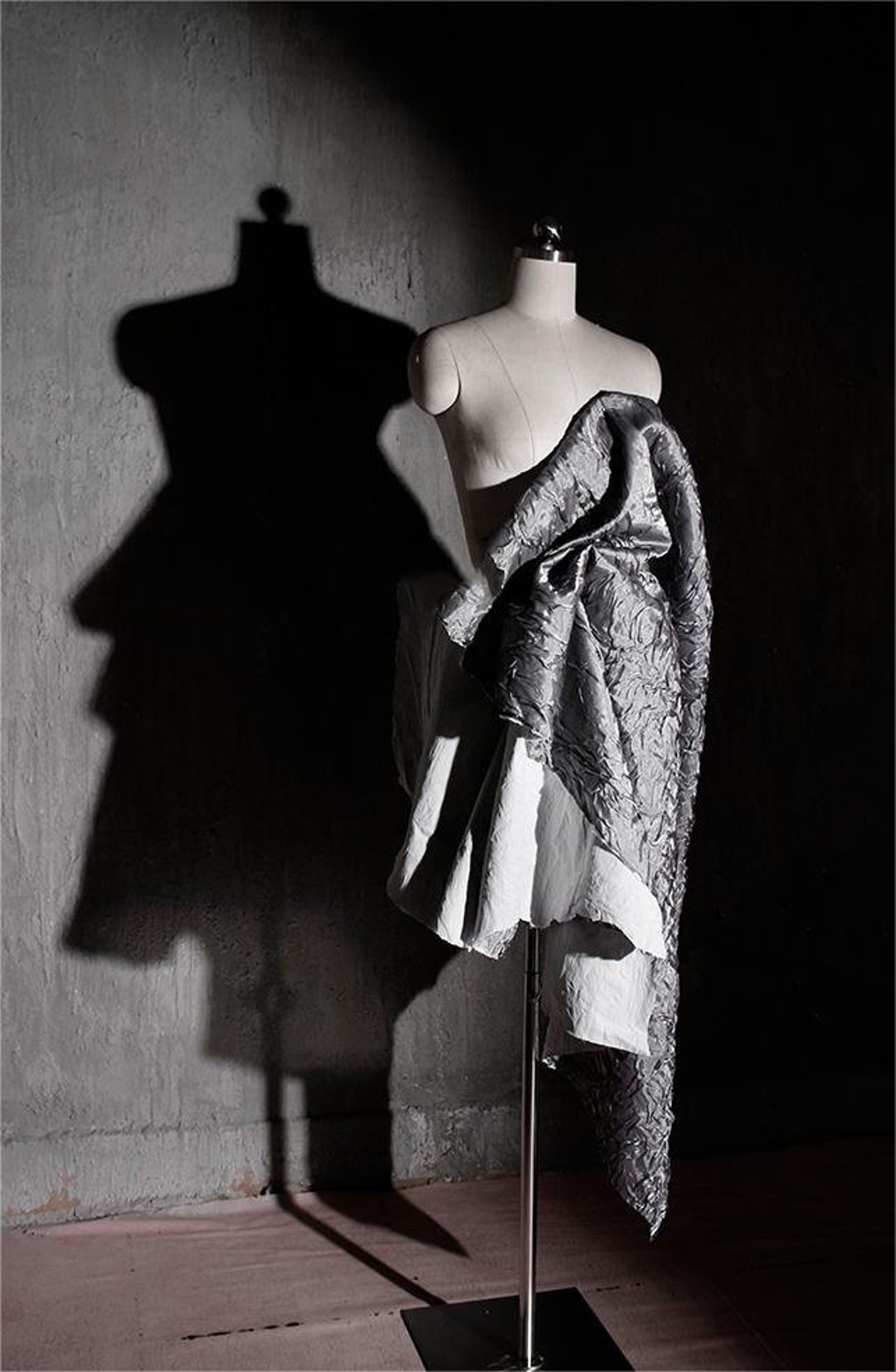 Liquid Meteorite Club Water Ripple Fabric, Irregular Ruffle Fabric, 3D ...