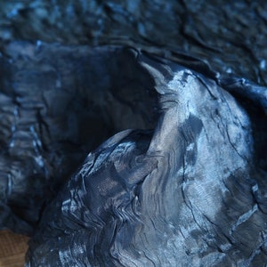 Red Water Wave Fabric, 3D Wave Texture Fabric, Irregular Pleated Sewing ...