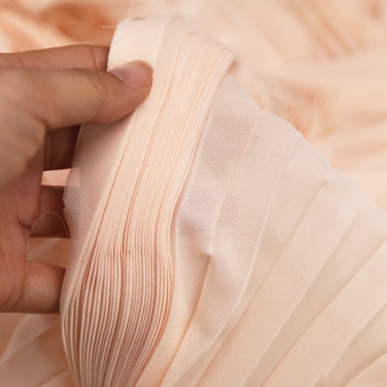 Accordion Pleated Fabrics, Summer Dress Pleated Fabrics, 150cm Wide ...