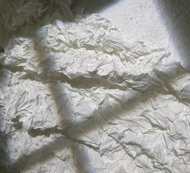 Architectural Pleating Fabric, Textured Crinkle Couture Textile ...
