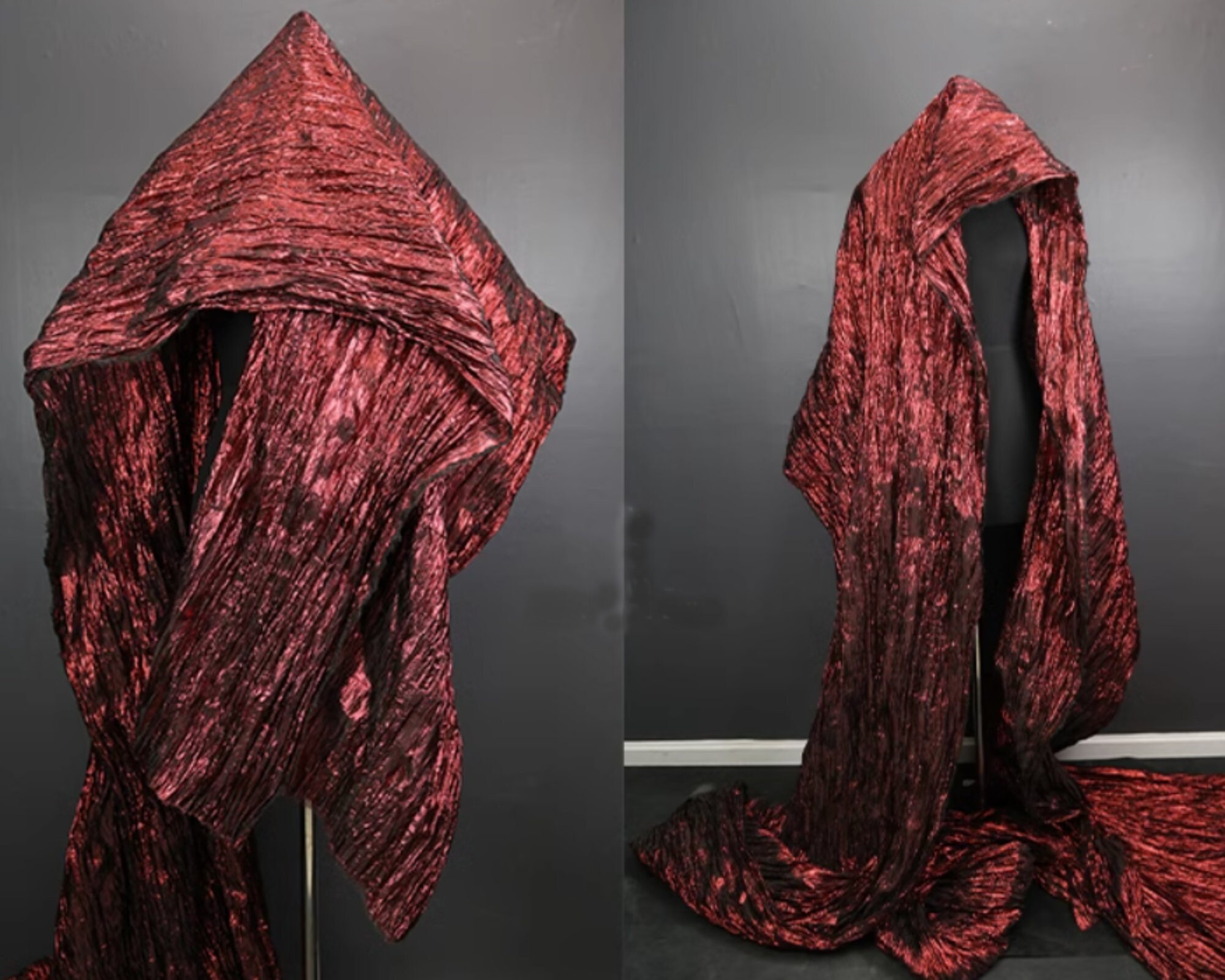 Irregular Pleated Fabric 52'' Wide Texture Fabric - Etsy