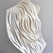 White Water Ripple Fabric, Hollow 3D Paper Fabric, Texture Wave Shape ...