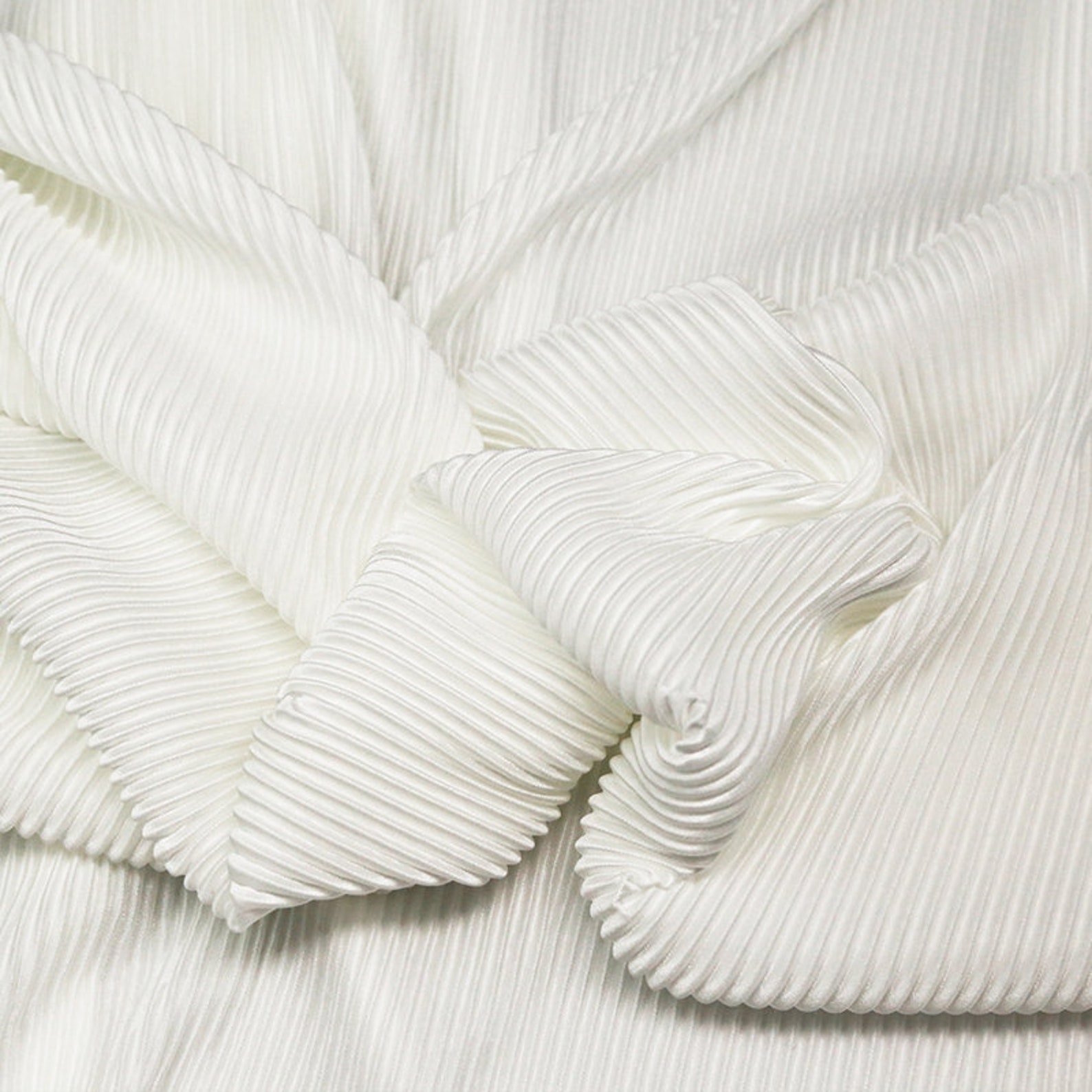 Pleated Textured Stretch Fabrics, Creative 3D Fabrics, Ball Gown ...