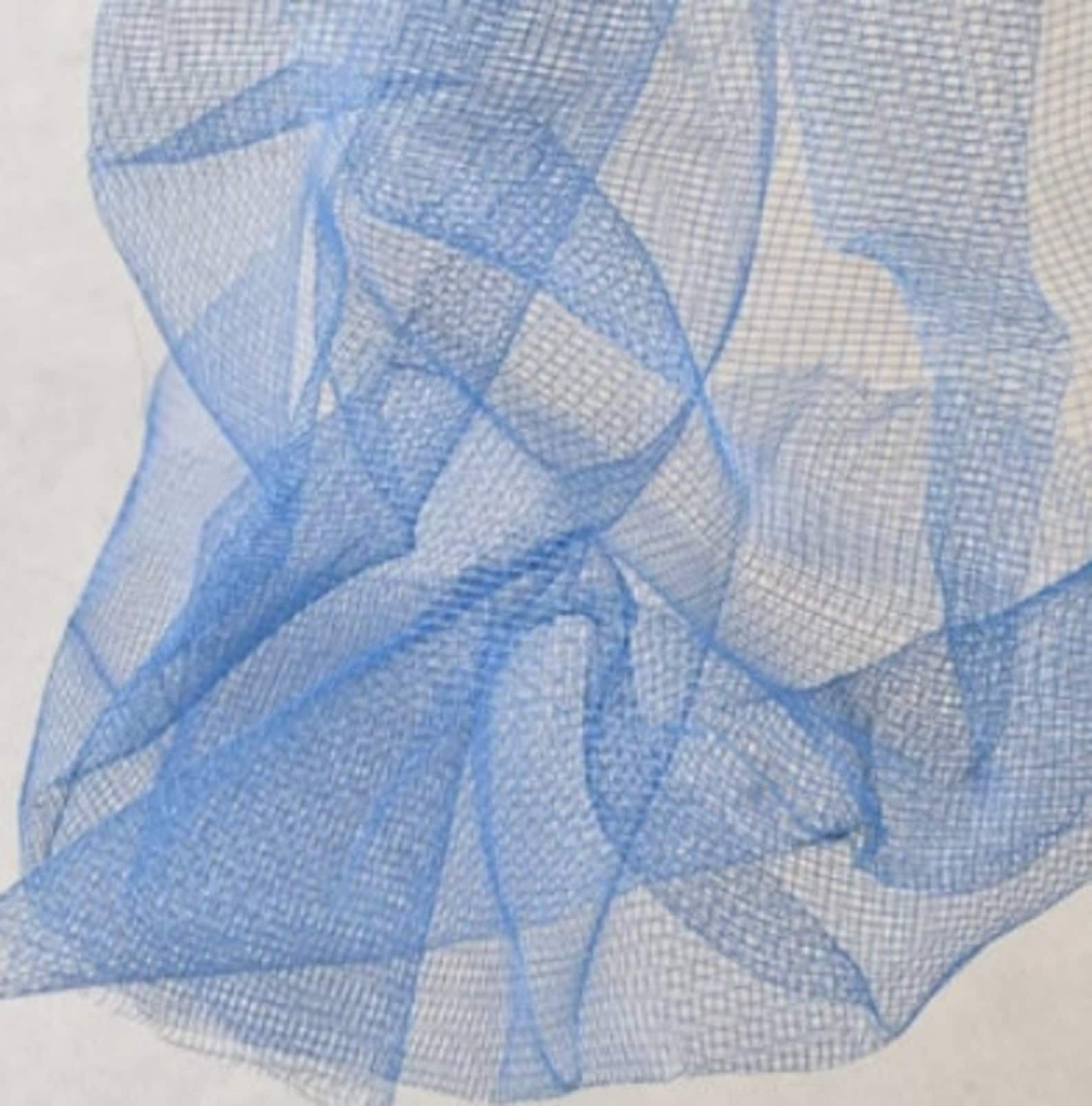 Hard Wire Mesh Fabric, Cloud and Smoke Into Rain Decor Fabric, Steel ...