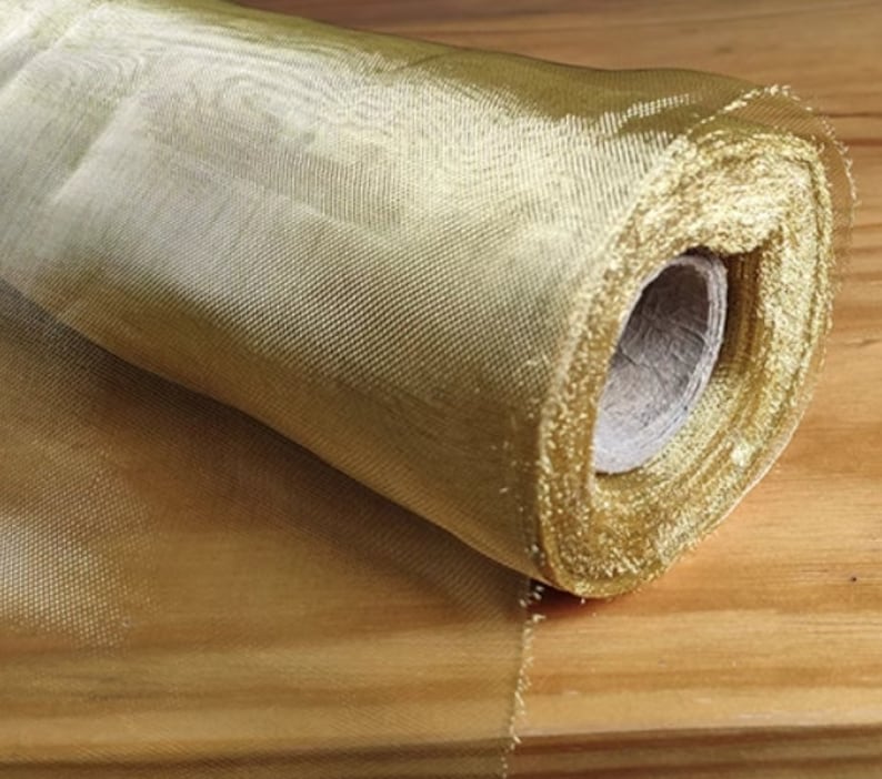 High Density Plasticity Fabric, Gold Hard Wire Mesh Fabric, Steel Hard ...