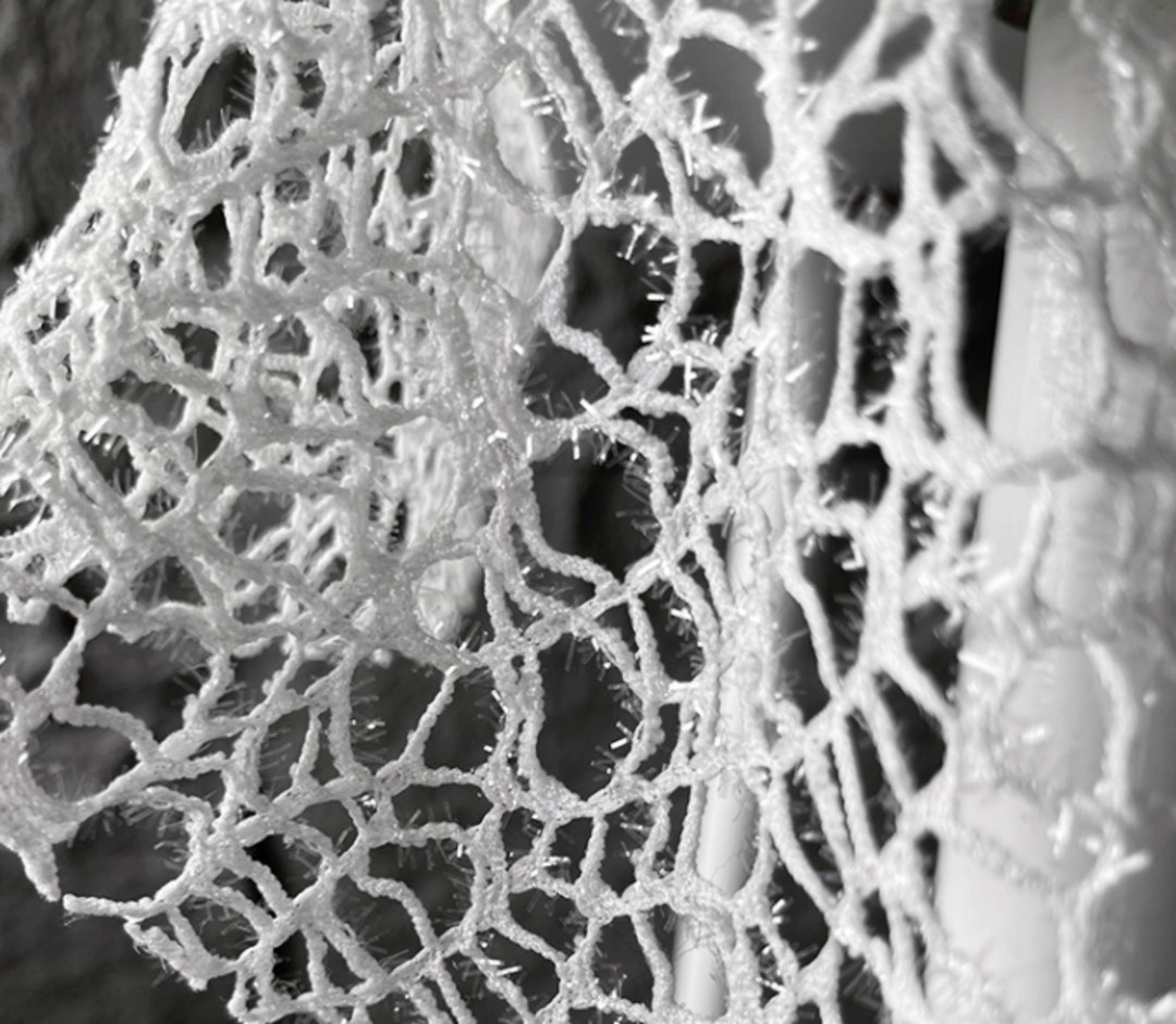 White Soft Jacquard Fabric, Shine Mesh Openwork Fabrics, Texture See ...