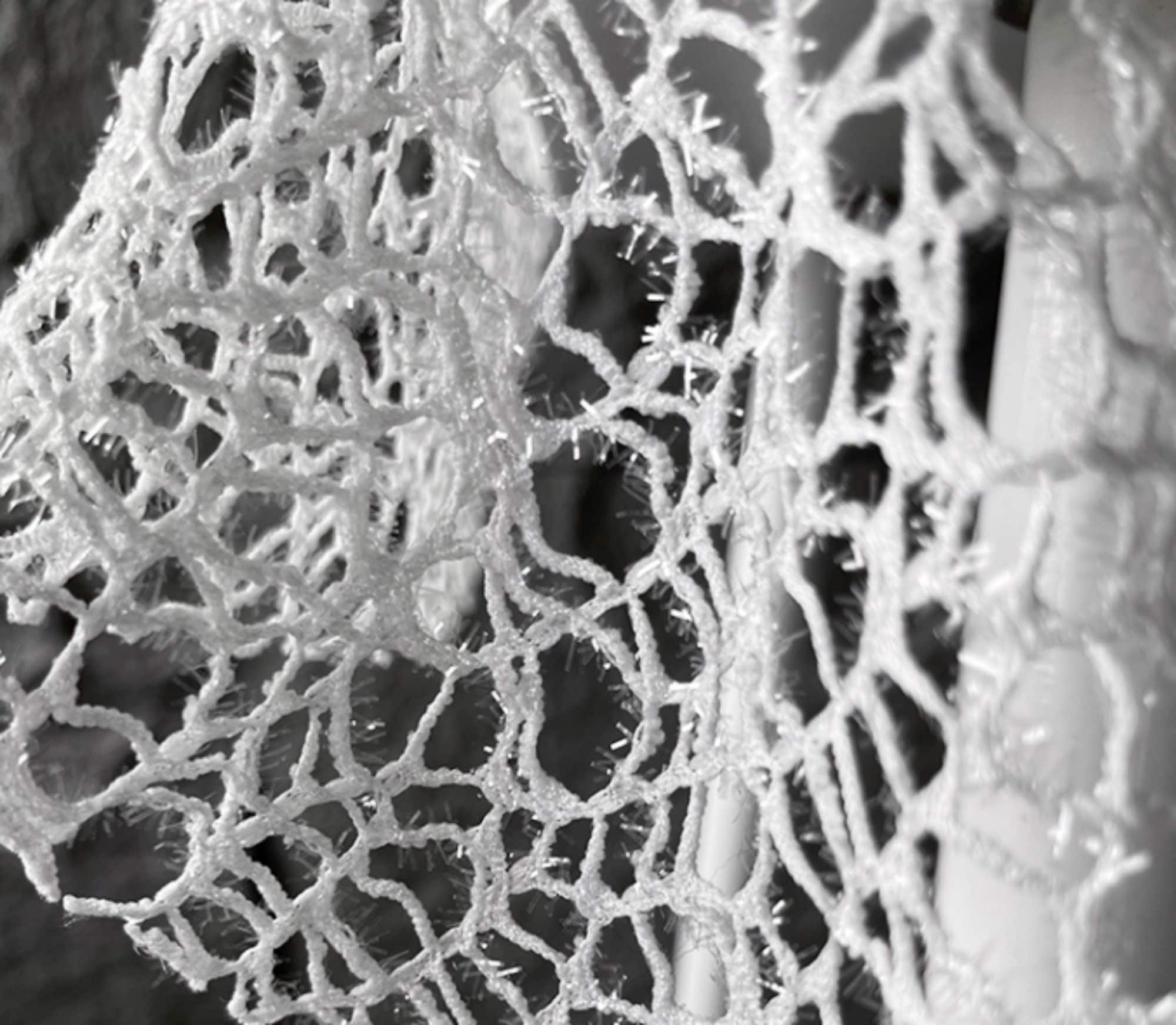 White Soft Jacquard Fabric Shine Mesh Openwork Fabrics - Etsy