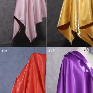 Liquid Aqua Blue Satin Fabric, Glitter Silk Mermaid Fabric, Crystal ...