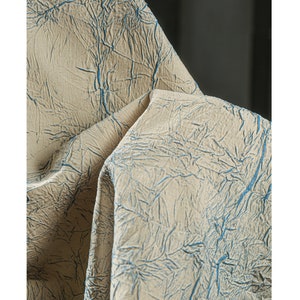 Glacier Crackle Pleated Fabrics, Creative Textured Fabrics, Hand ...