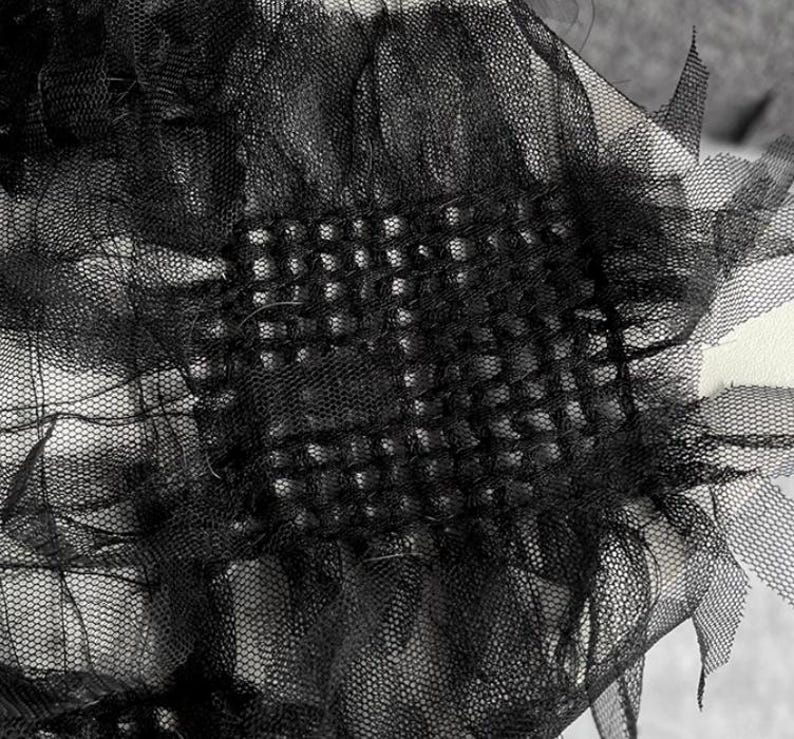 Woven Square Mesh Fabric, Heavy Texture Jacquard Fabrics, See-through ...