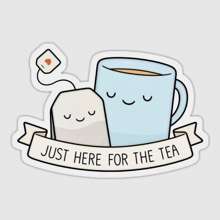 Tea sticker freebies | Etsy