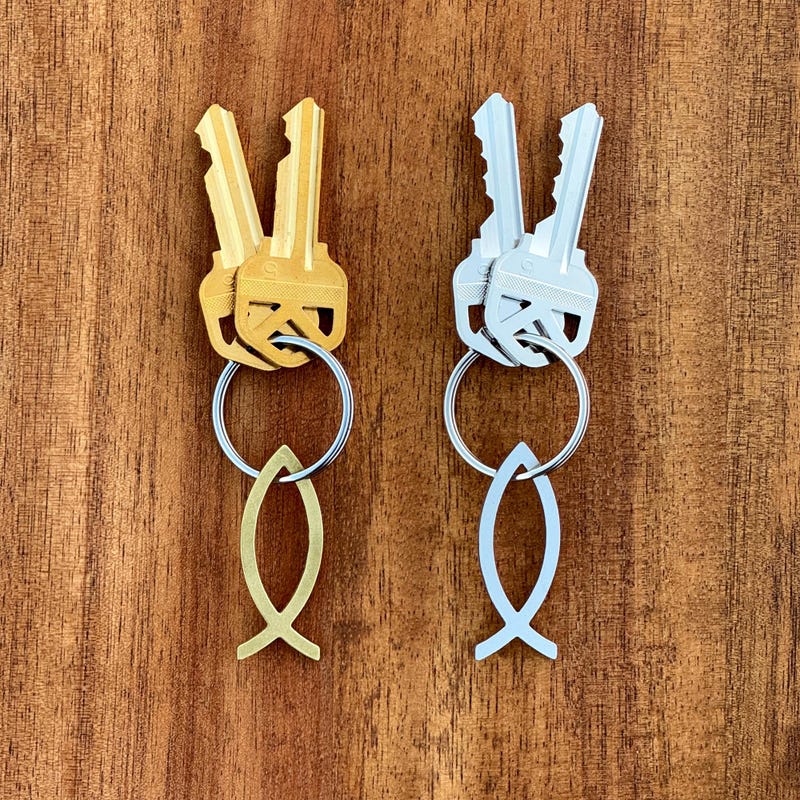 Jesus Fish Necklace - Etsy