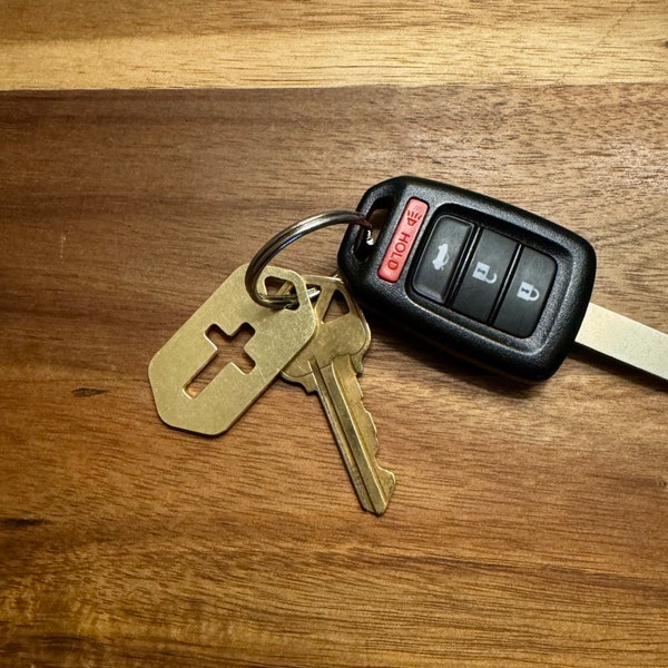 Cross Keychain - Etsy