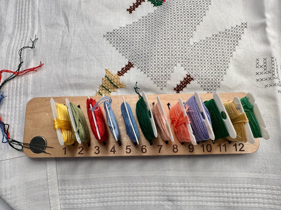Embroidery Floss Holder, Project Organizer, Gift for Mothers Day ...