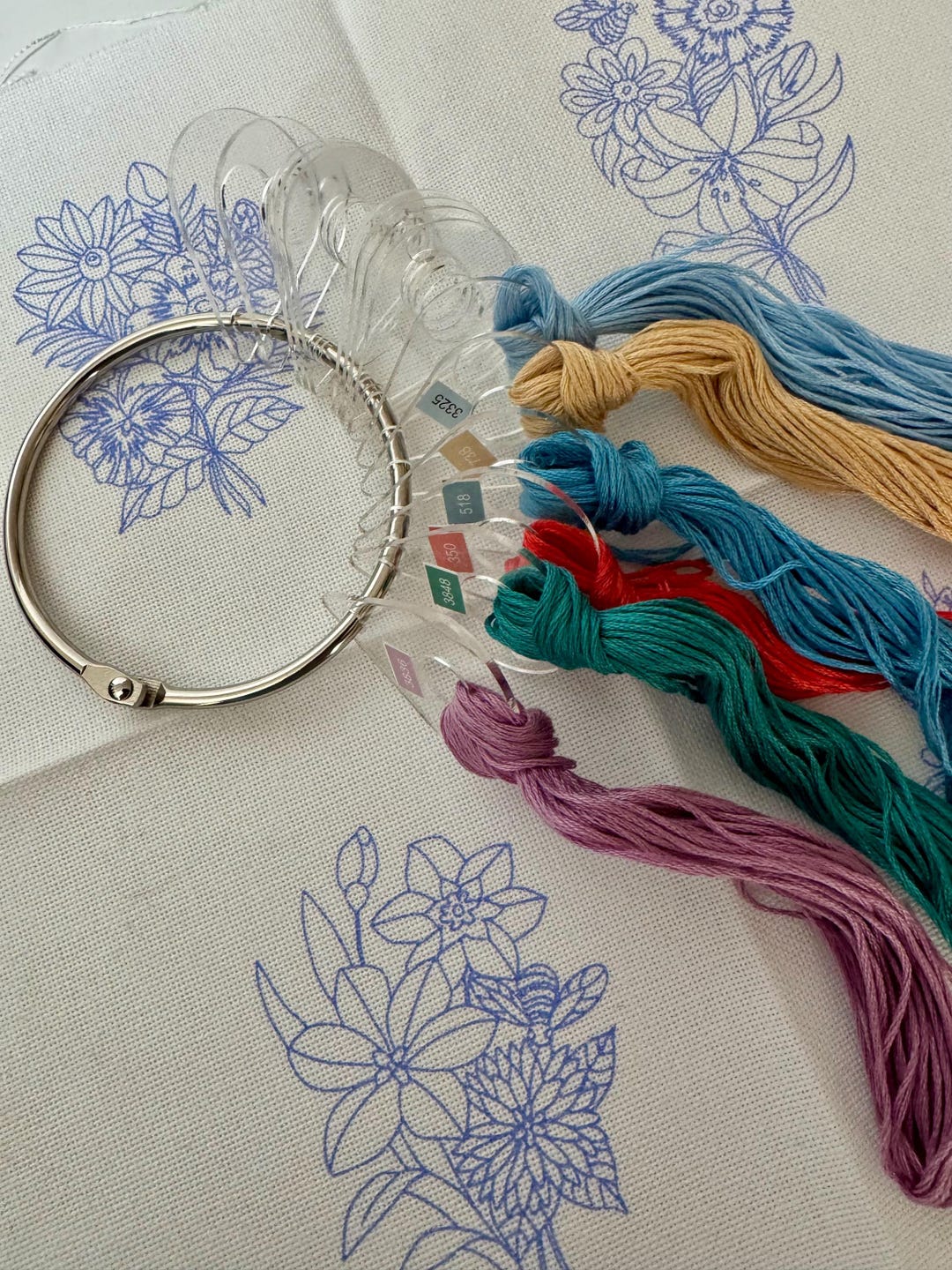 Clear Acrylic Floss Drops, Embroidery Floss Bobbins, Cross Stitch ...