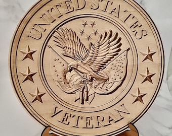 US Army Emblem Digital File 3D Illusion for Laser Engraving | Etsy UK
