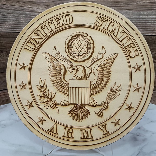 Us Army Emblem 3d File - Etsy