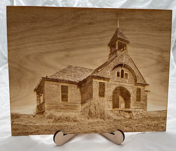 Abandoned Schoolhouse Govan WA Digital File Ready for Laser - Etsy