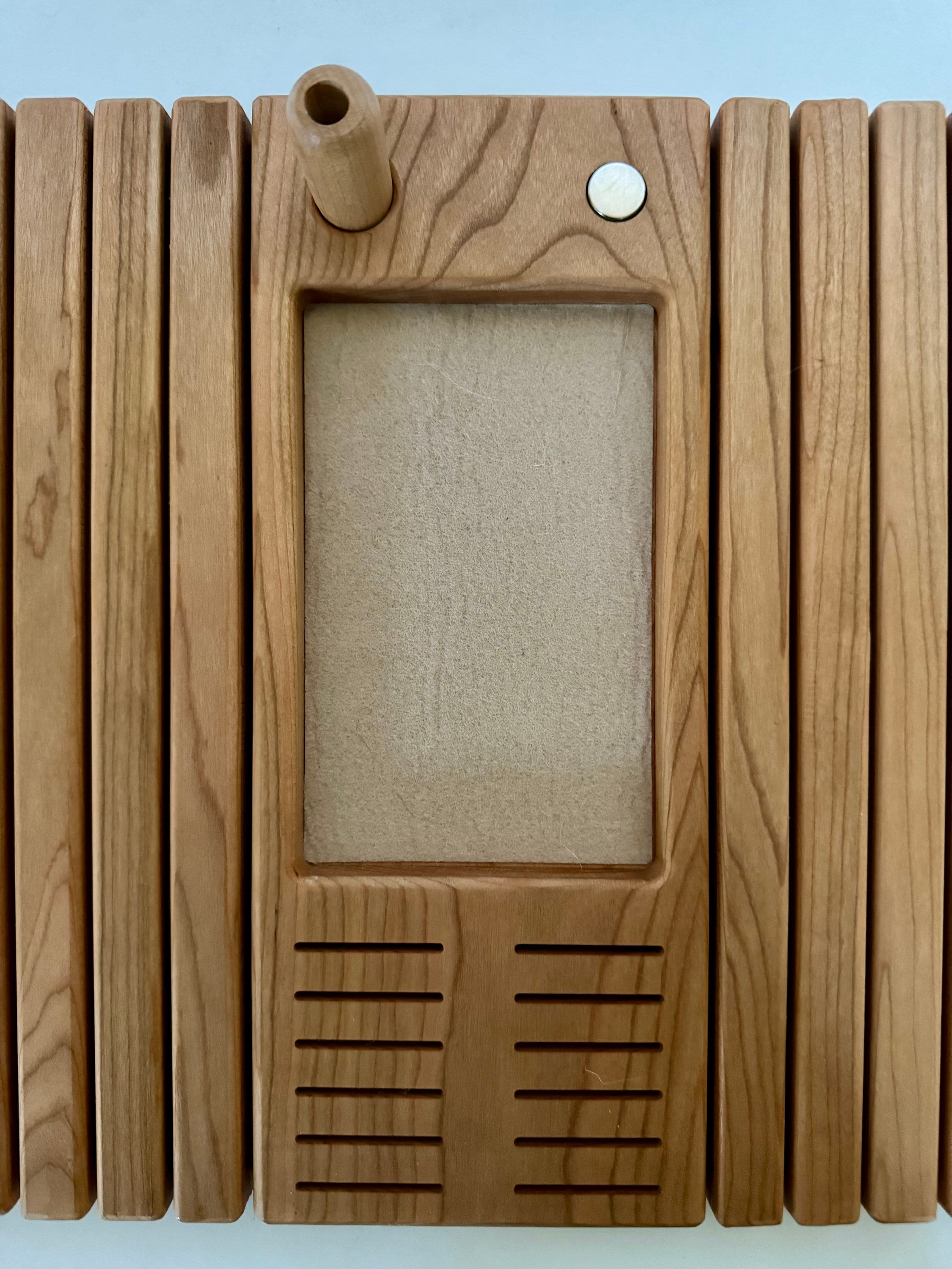 Hand Crafted Adjustable Cherry Wood Sewing Arm Tray: Couch Organizer ...