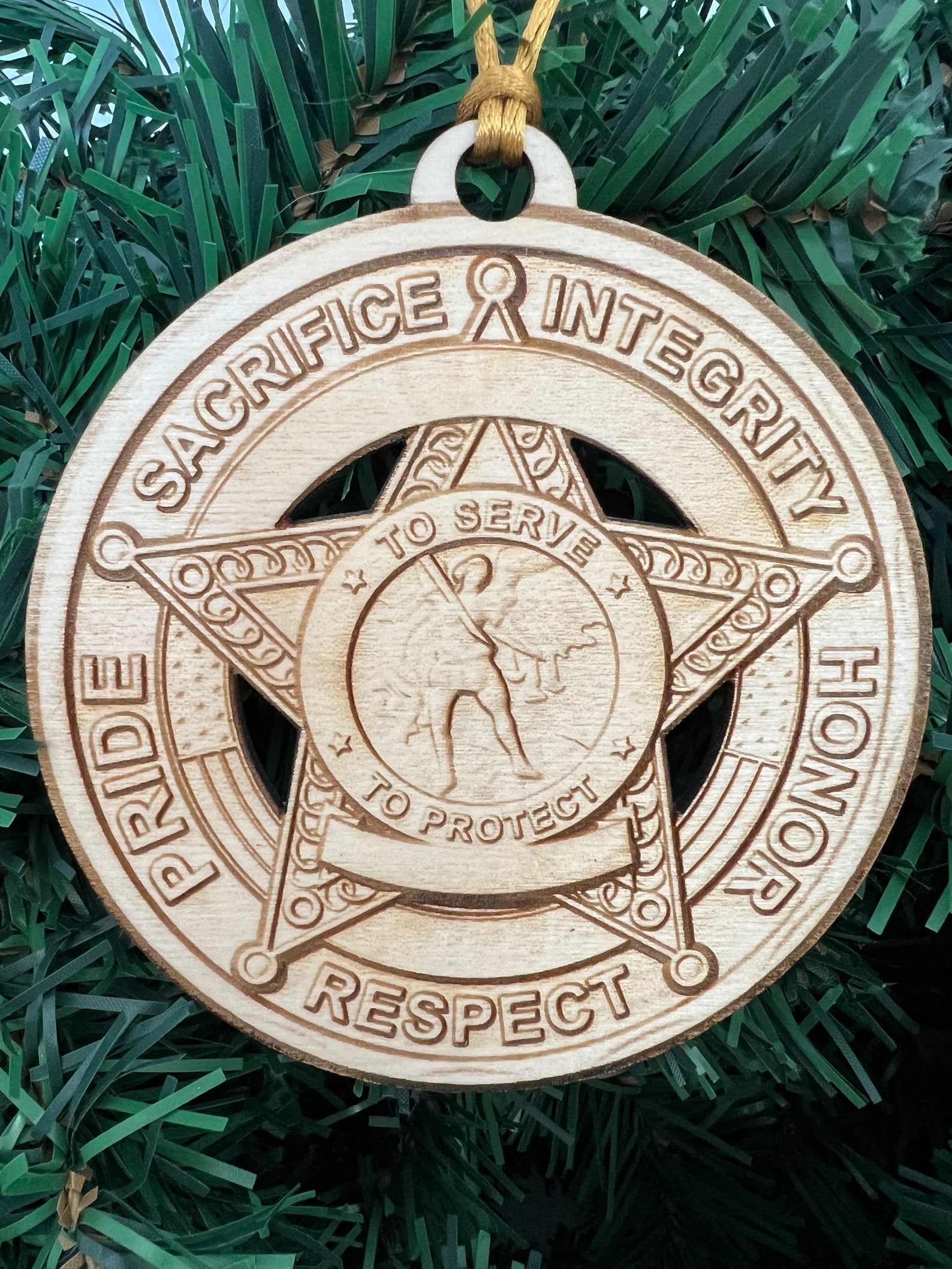 Law Enforcement Tribute Ornament Digital File SVG for - Etsy