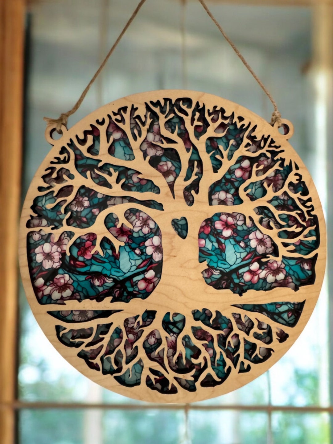 Tree of Life Sun Catcher, Tree of Life Design for Window, Tree of Life ...