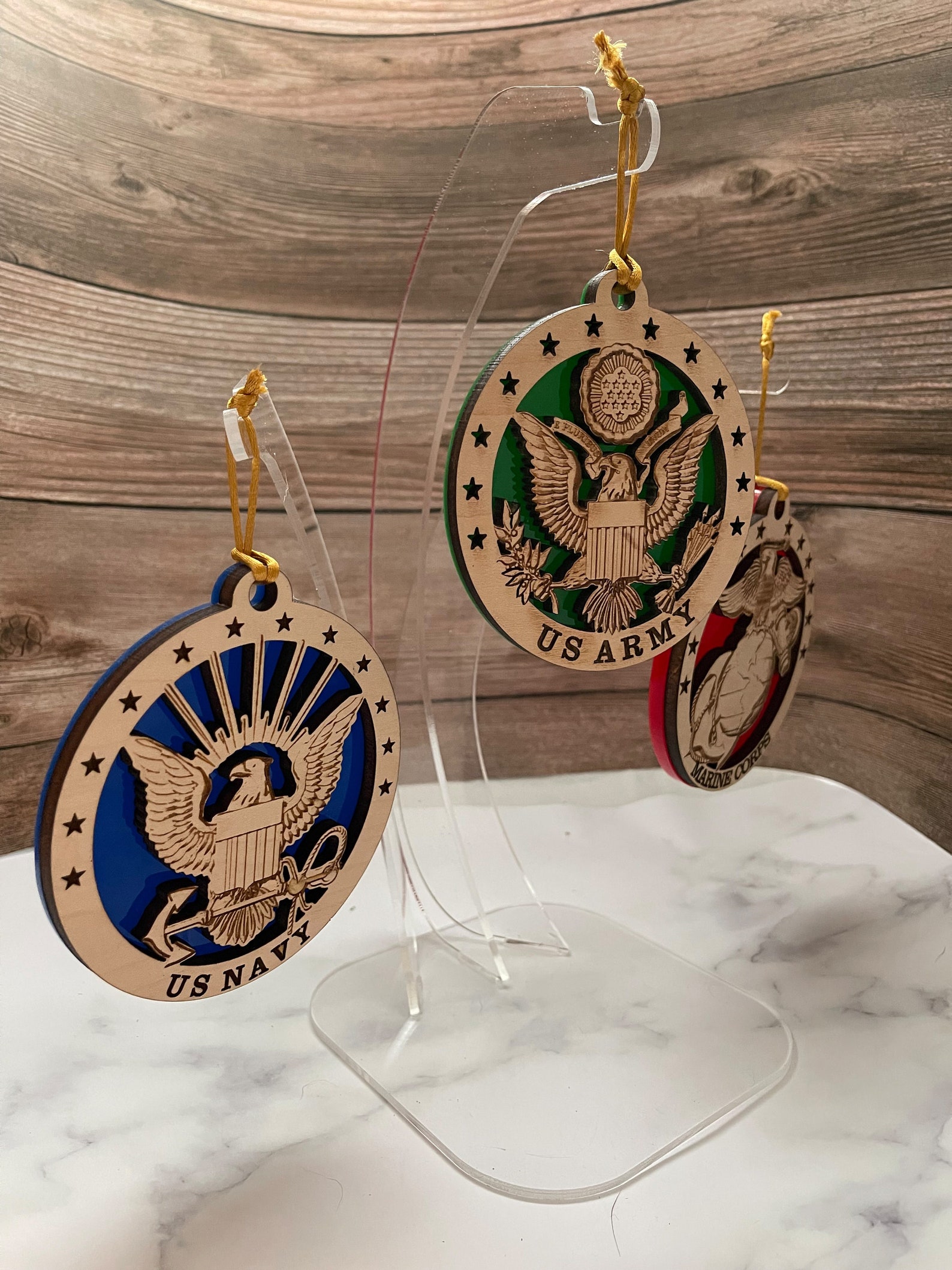 Triple Ornament Stand - Digital File SVG for Laser - Etsy