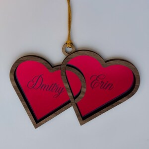 Linked Hearts - Digital File for Glowforge, Lasers. Valentine Gift ...