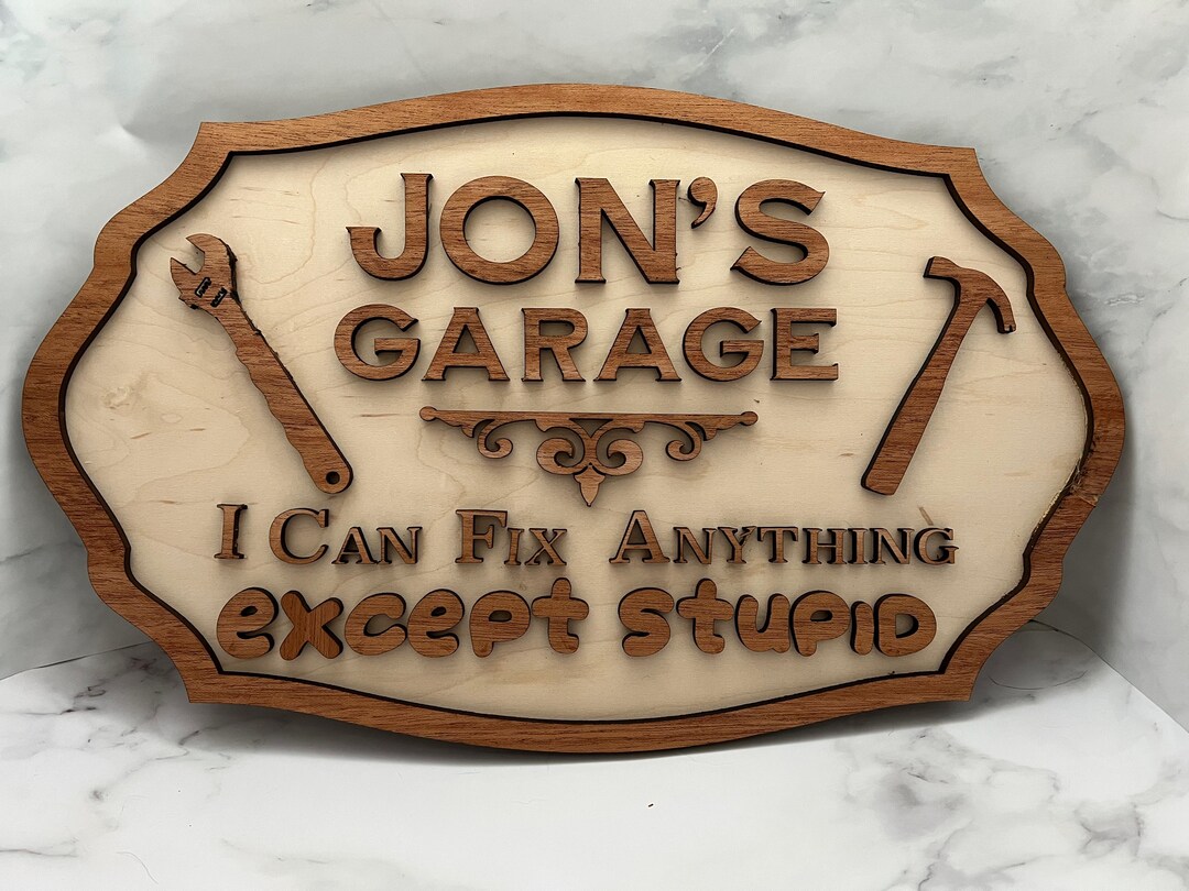 I Can Fix Anything Sign/plaque - Customized With Name - Etsy